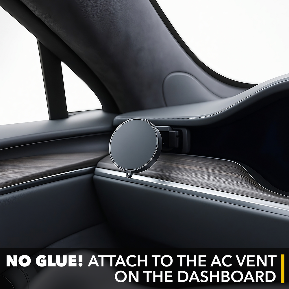 Dashboard Phone Mount | Magnetic or Clamp for Tesla Model S & Model X ...