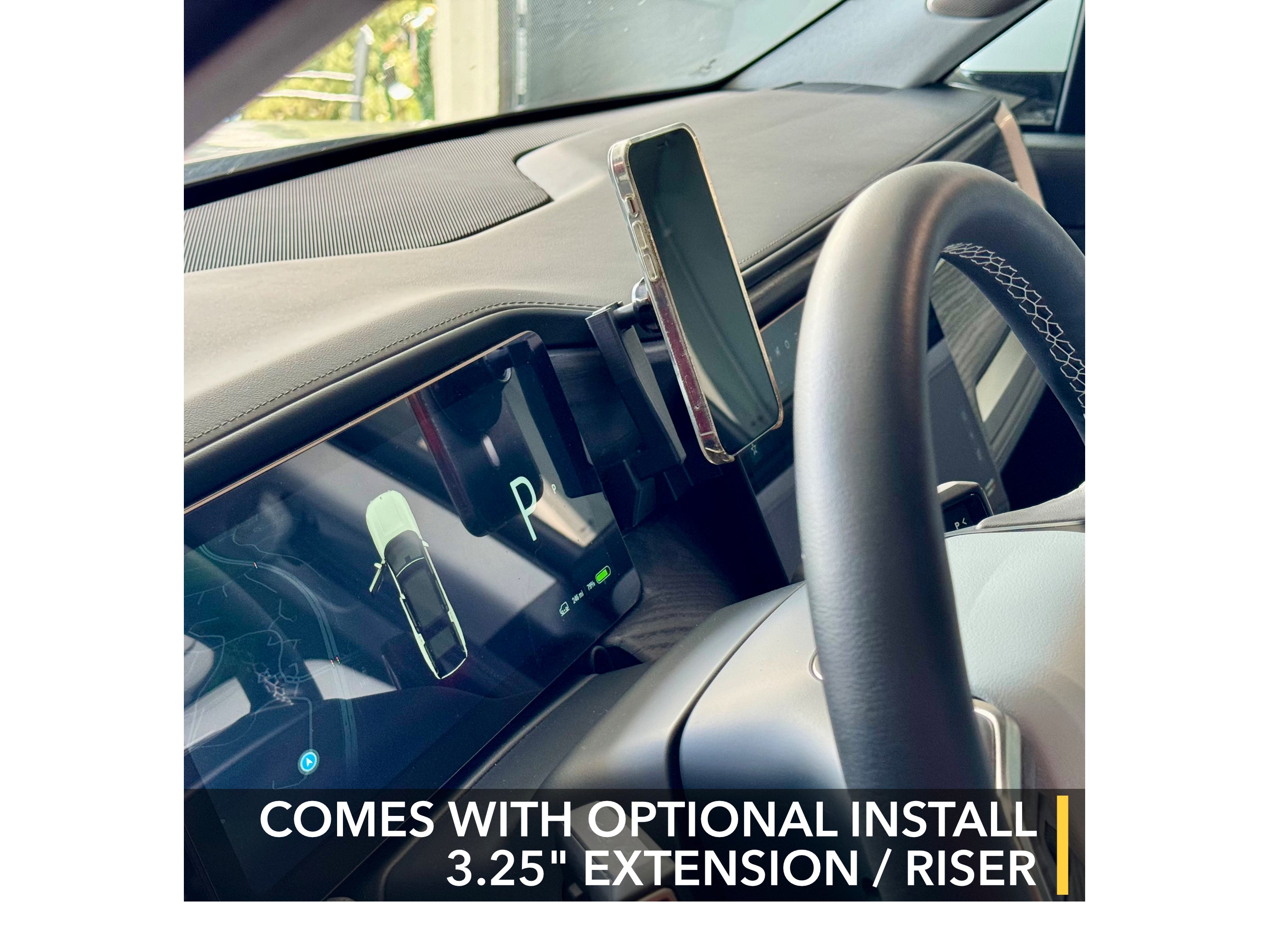 Dashboard Phone Mount for Rivian R1T/R1S – TWRAPS