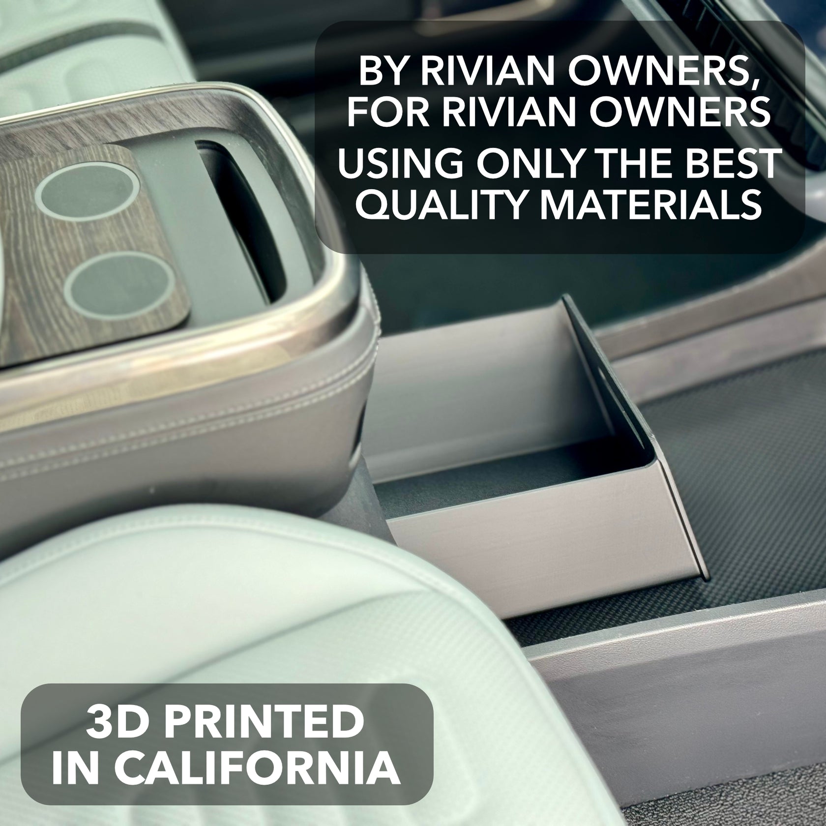 Camp Speaker Drawer Organizer for Rivian R1S & Rivian R1T 2021-2025 ...