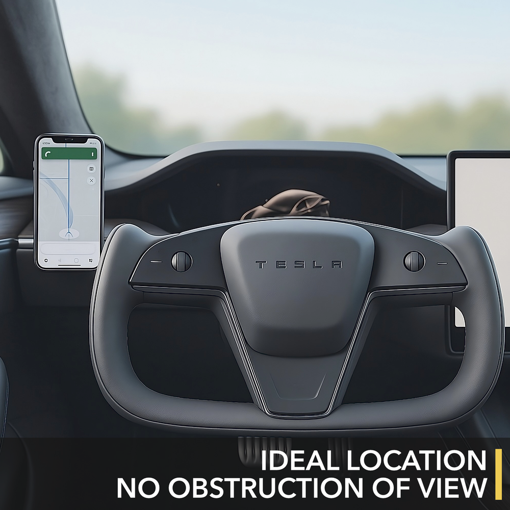 Dashboard Phone Mount / Charger | Tesla Model S & Model X Refresh – TWRAPS