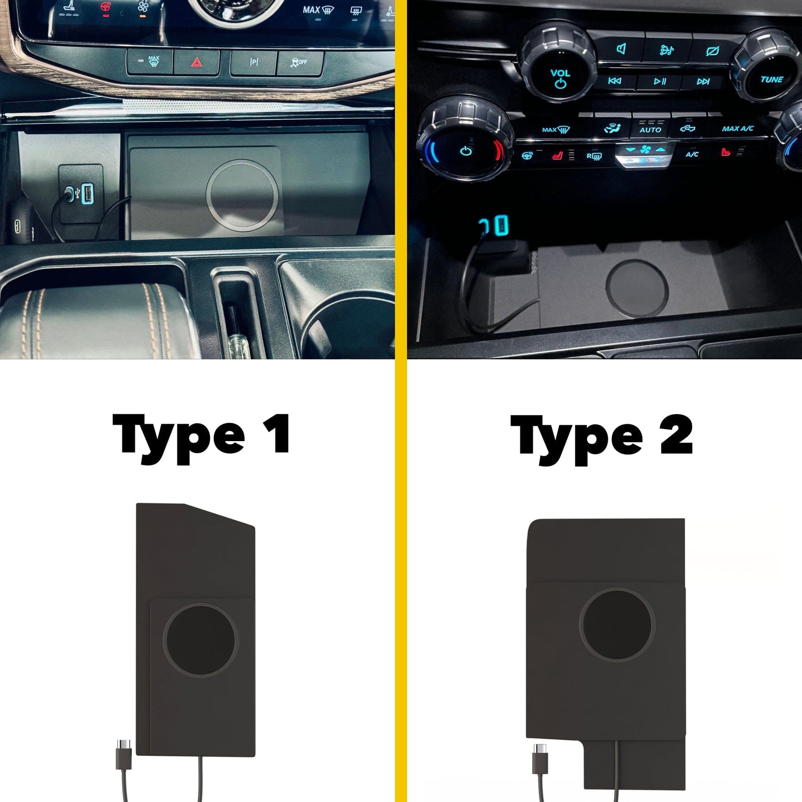 MagSafe Compatible Wireless Charger for Ford F150 & F-150 Lightning ...