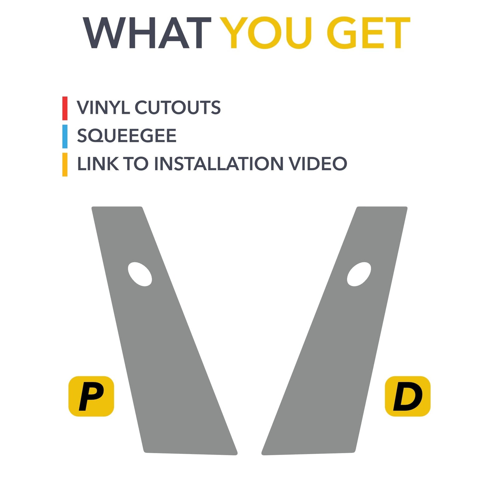 B Pillars Vinyl Wrap | Carbon Fiber Film Decal for Tesla Model S 2021 ...