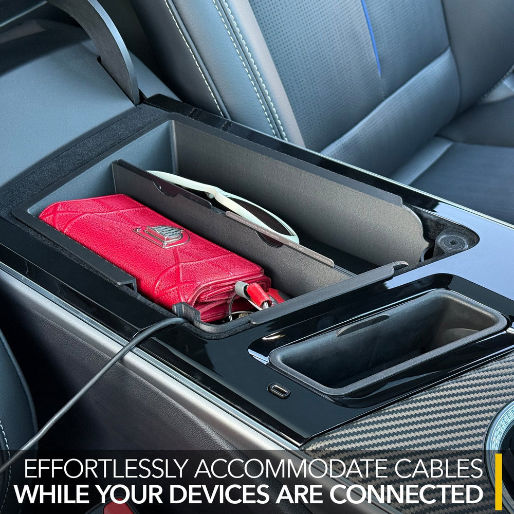 Armrest Organizer | Cadillac LYRIQ - Center Console Storage Insert – TWRAPS