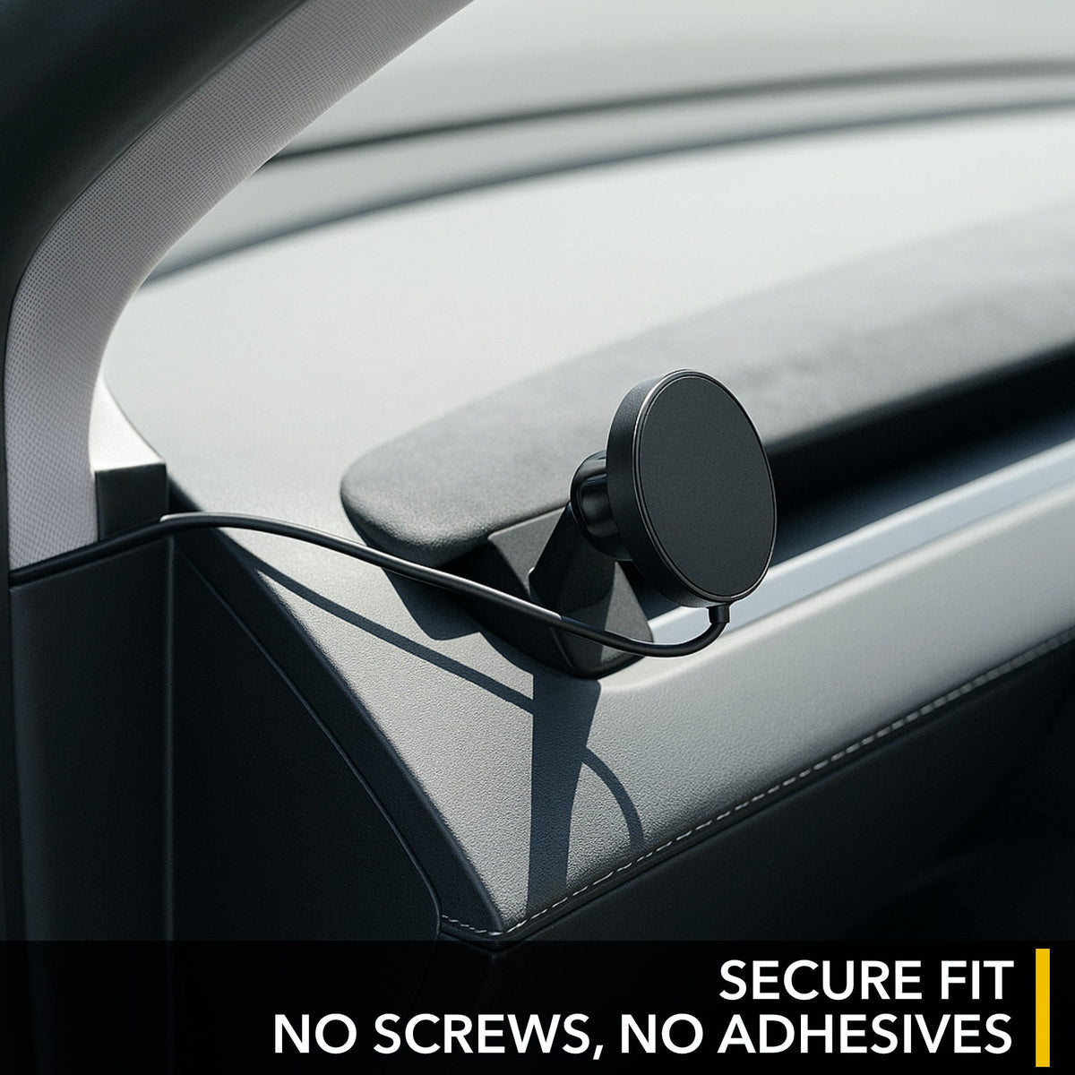Dashboard Phone Mount & Charger for Model 3 Highland, Model Y Juniper ...