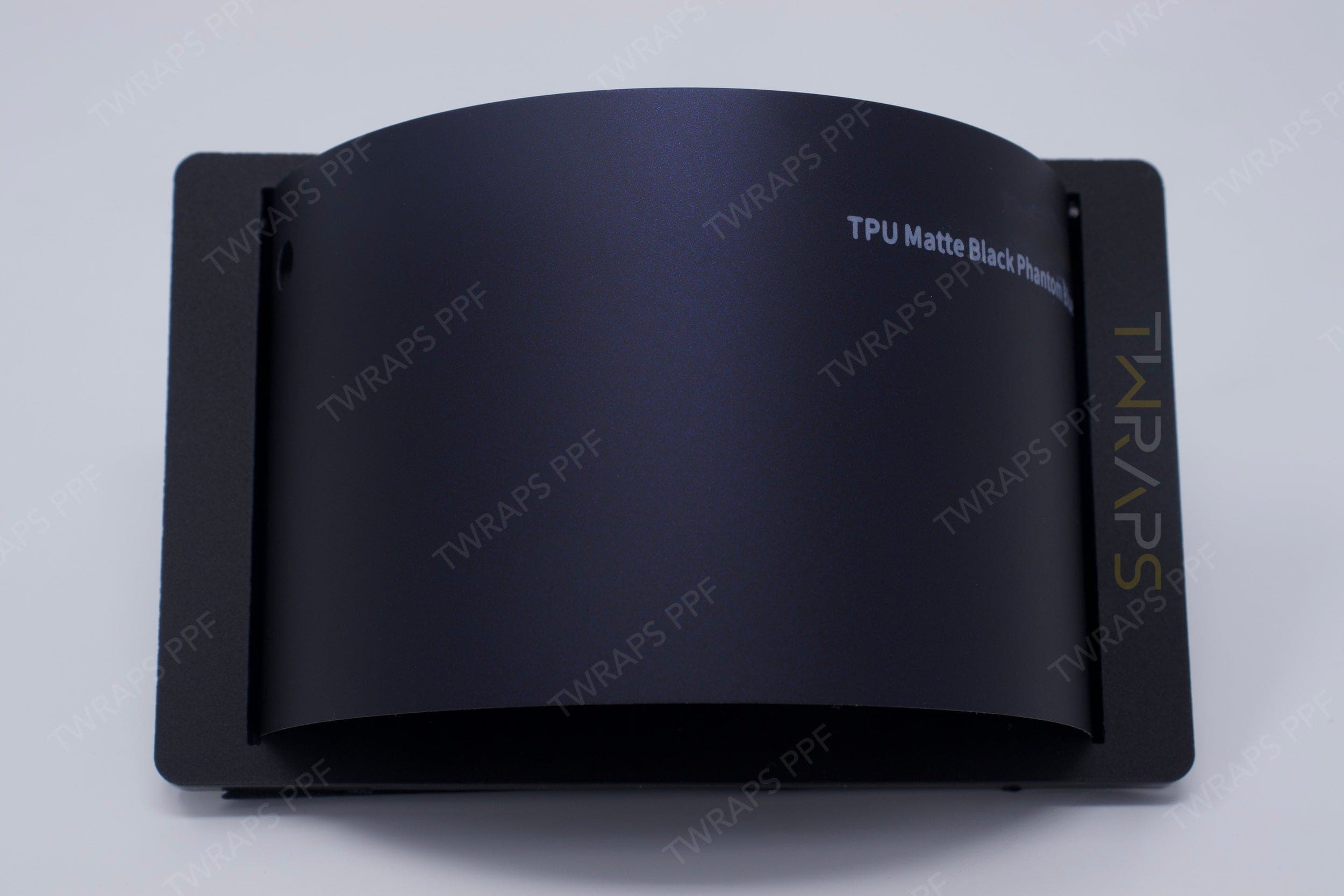 Matte Black Phantom Blue Color PPF - 8mil TPU Car Wrap Film – TWRAPS
